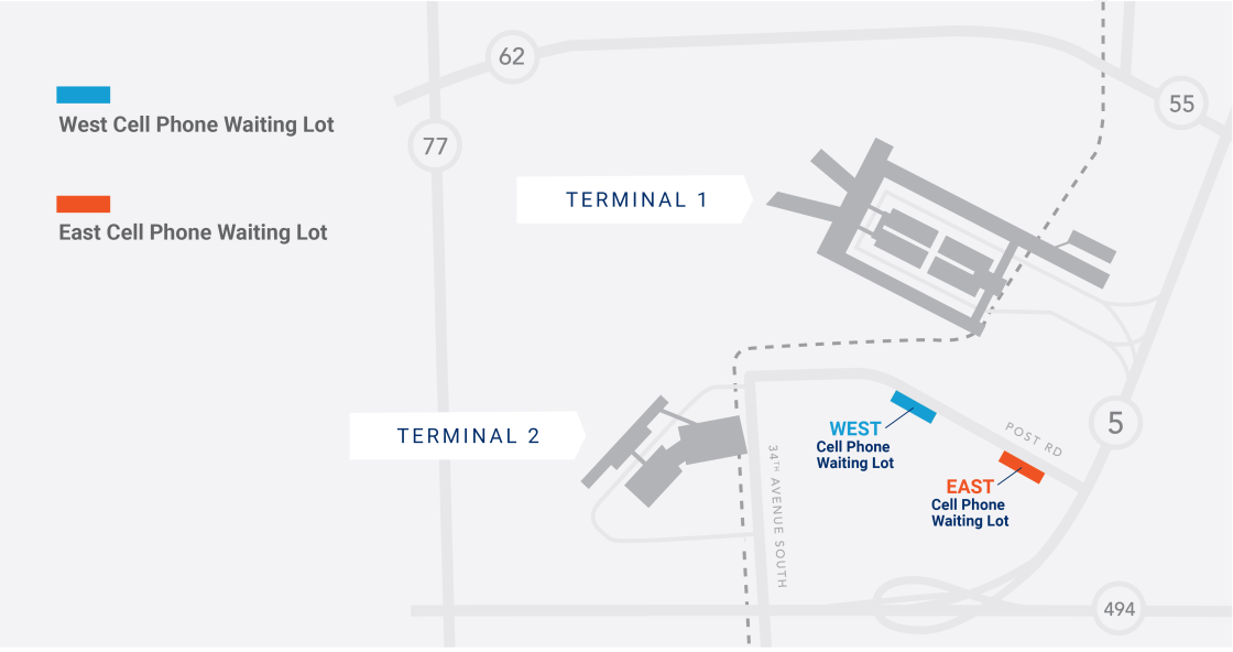 Cell phone waiting lot expands to meet increased demand | MSP Airport